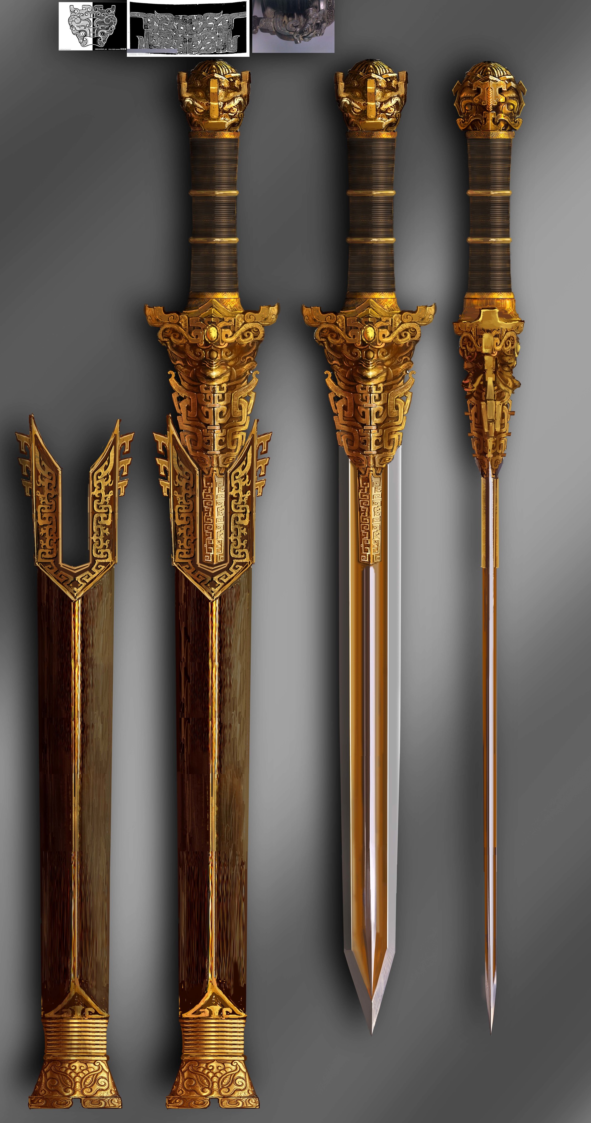 ArtStation - Chinese sword