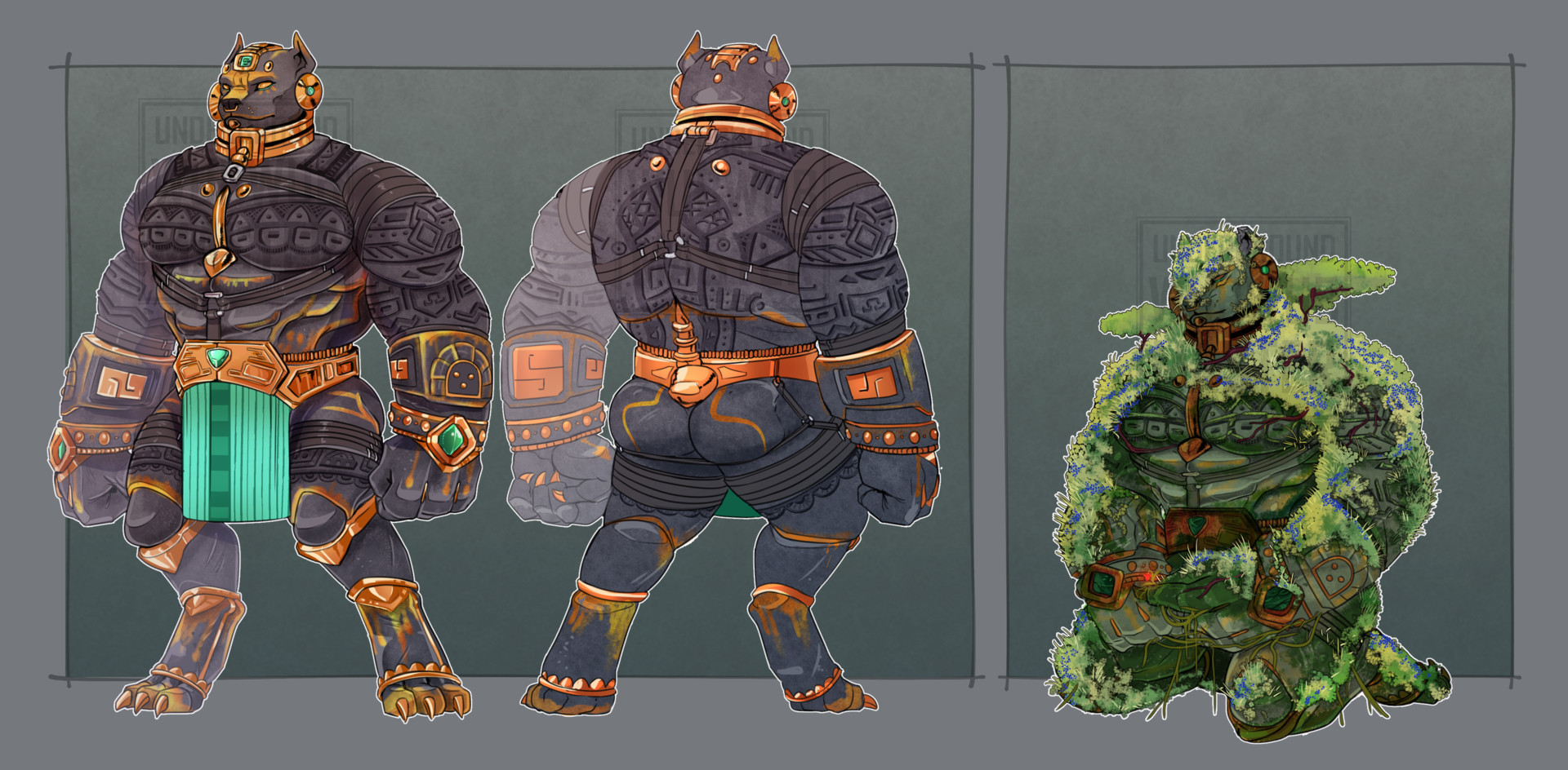 ArtStation - Commission - stone golem