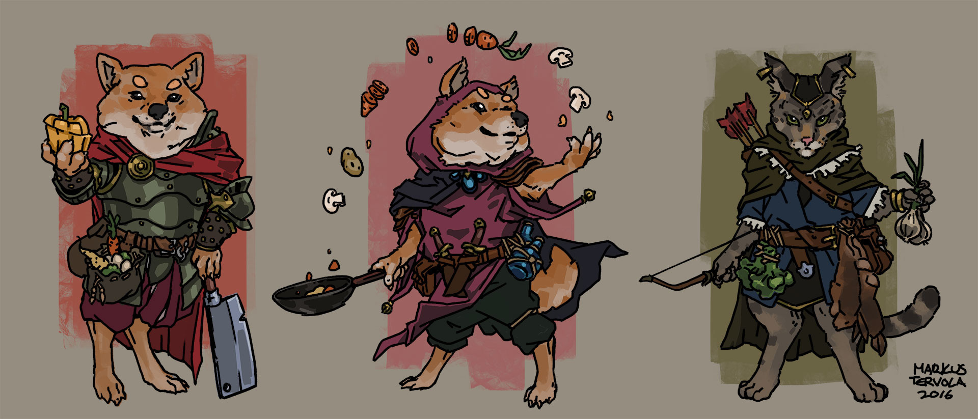 ArtStation - Food Warriors