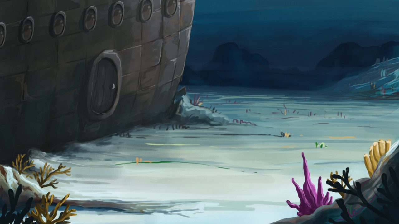 ArtStation - sea cartoon