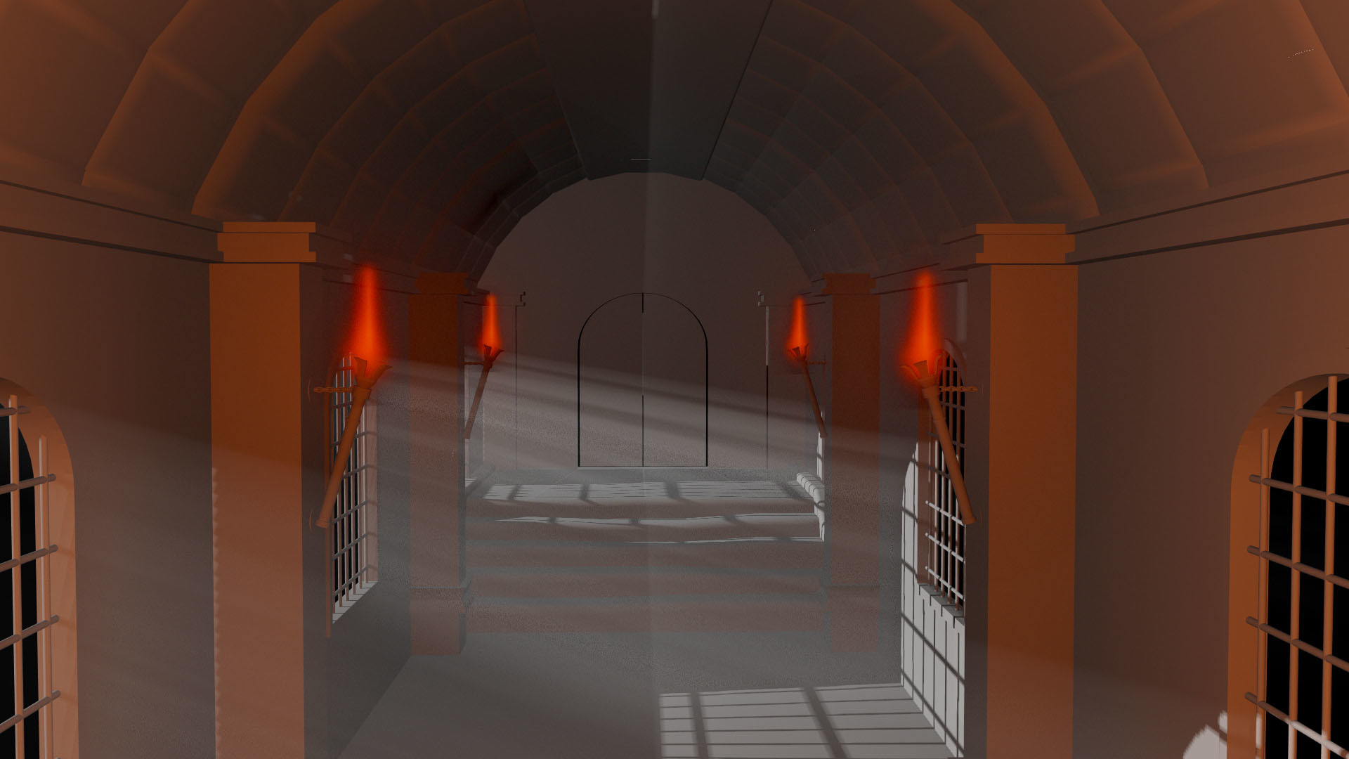 ArtStation - Dungeon corridor