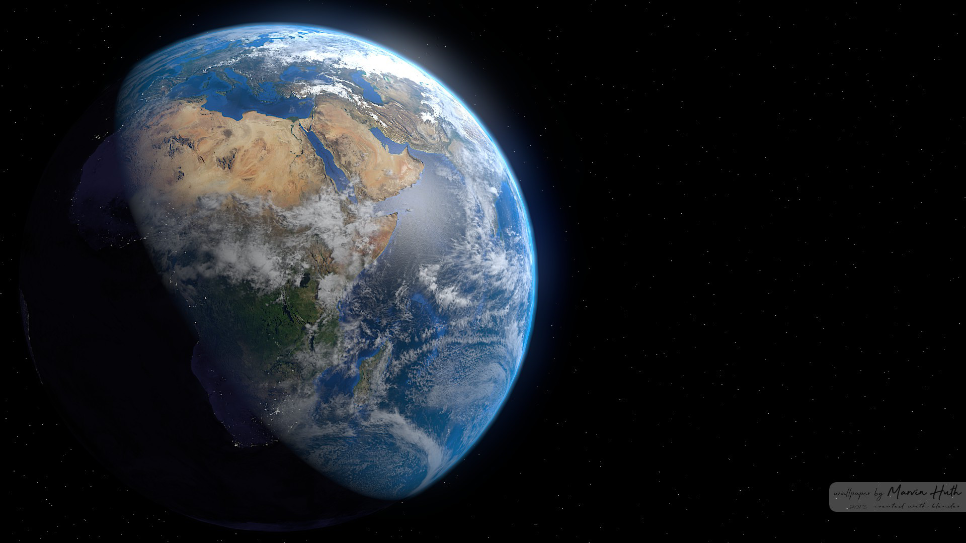 ArtStation - Earth in Blender