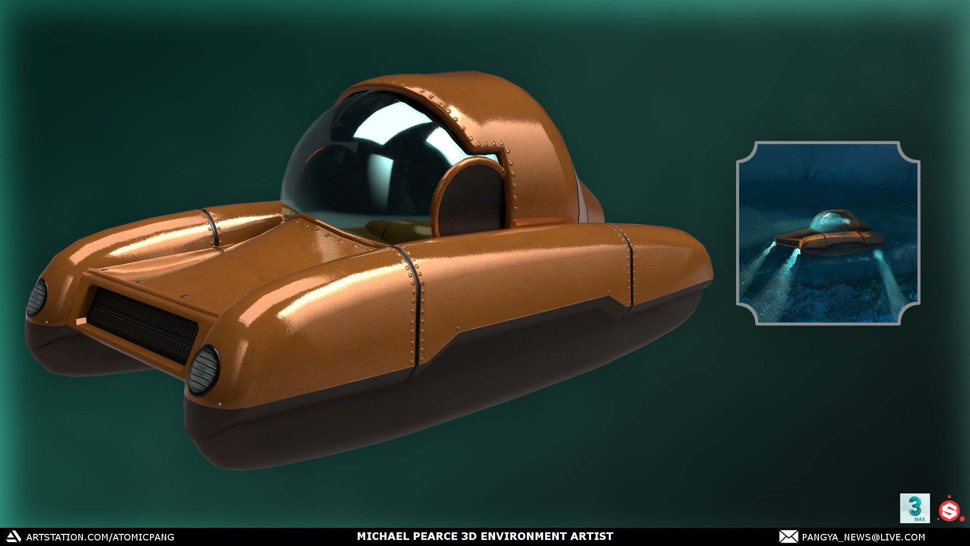 ArtStation - Small Submarine - [CODENAME Under The Sea]