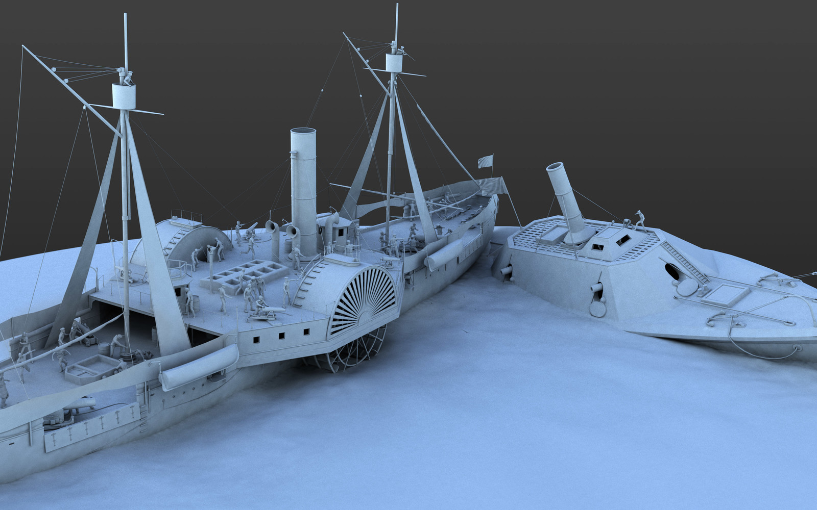 Brian Fisher - The Battle of Albemarle Sound (1864)