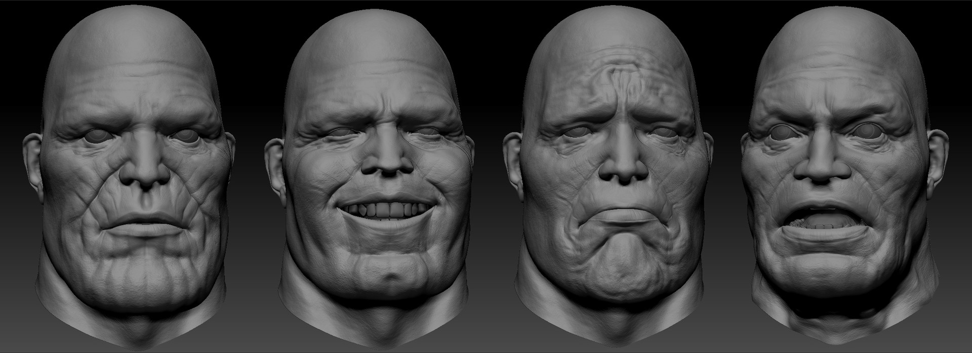 ArtStation - Facial Expression/Skin Detail Study