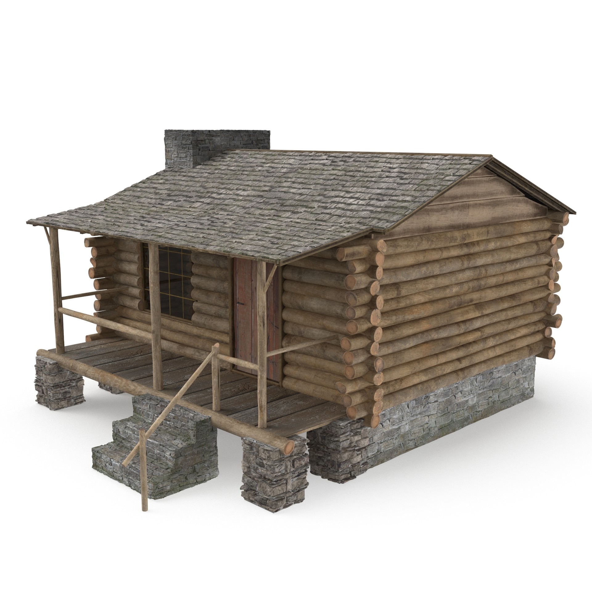 ArtStation - Log Cabin