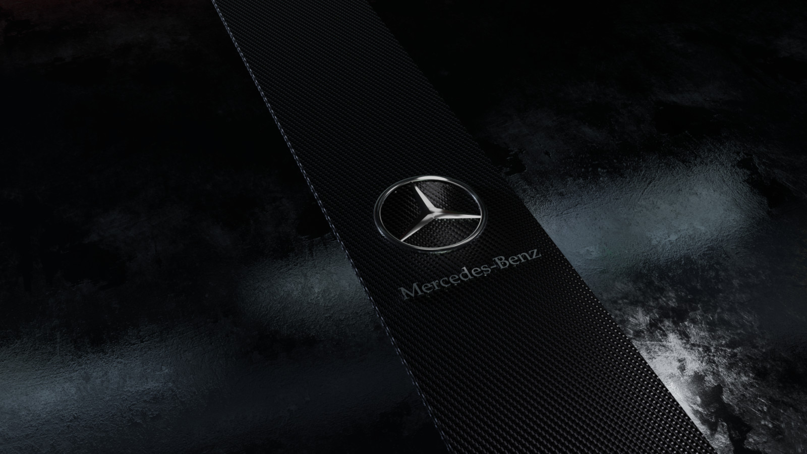 Mercedes Logo Wallpaper Black