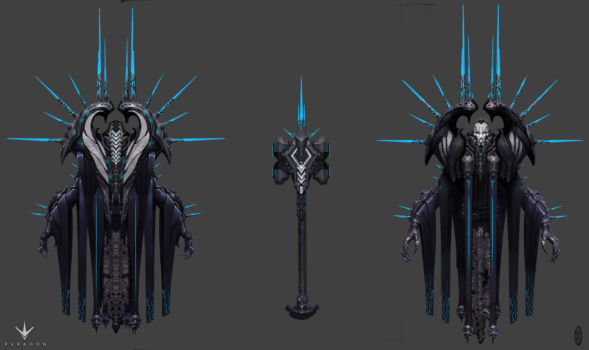 Herman Ng - Paragon Character Sevarog skin designs