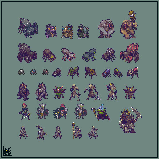 ArtStation - Random pixel creatures #5