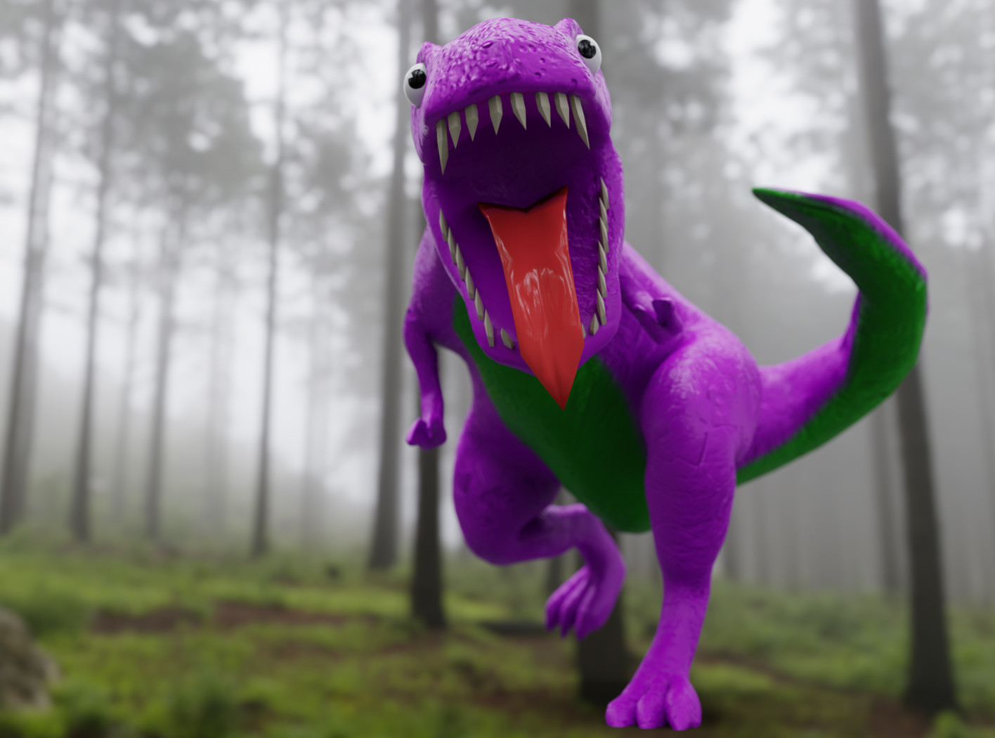 ArtStation - T-rex game asset