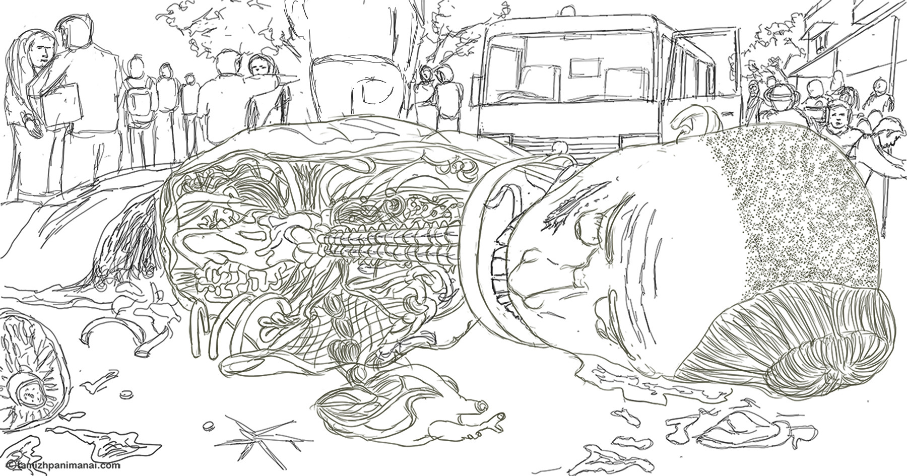 dead guy coloring pages