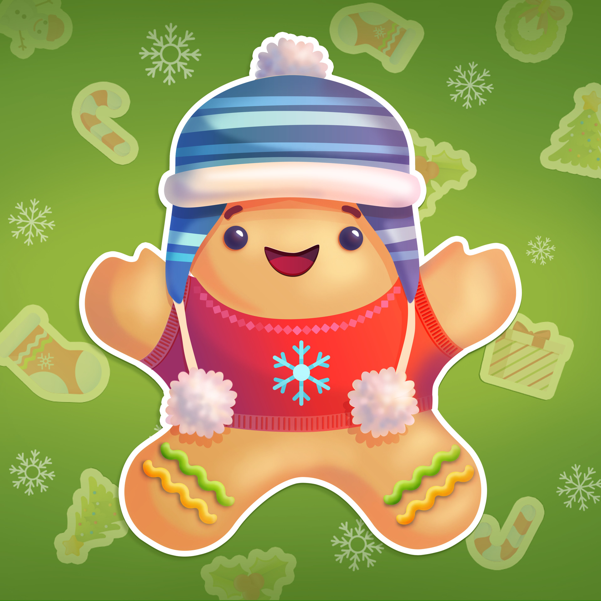 ArtStation - Gingerbread Man character