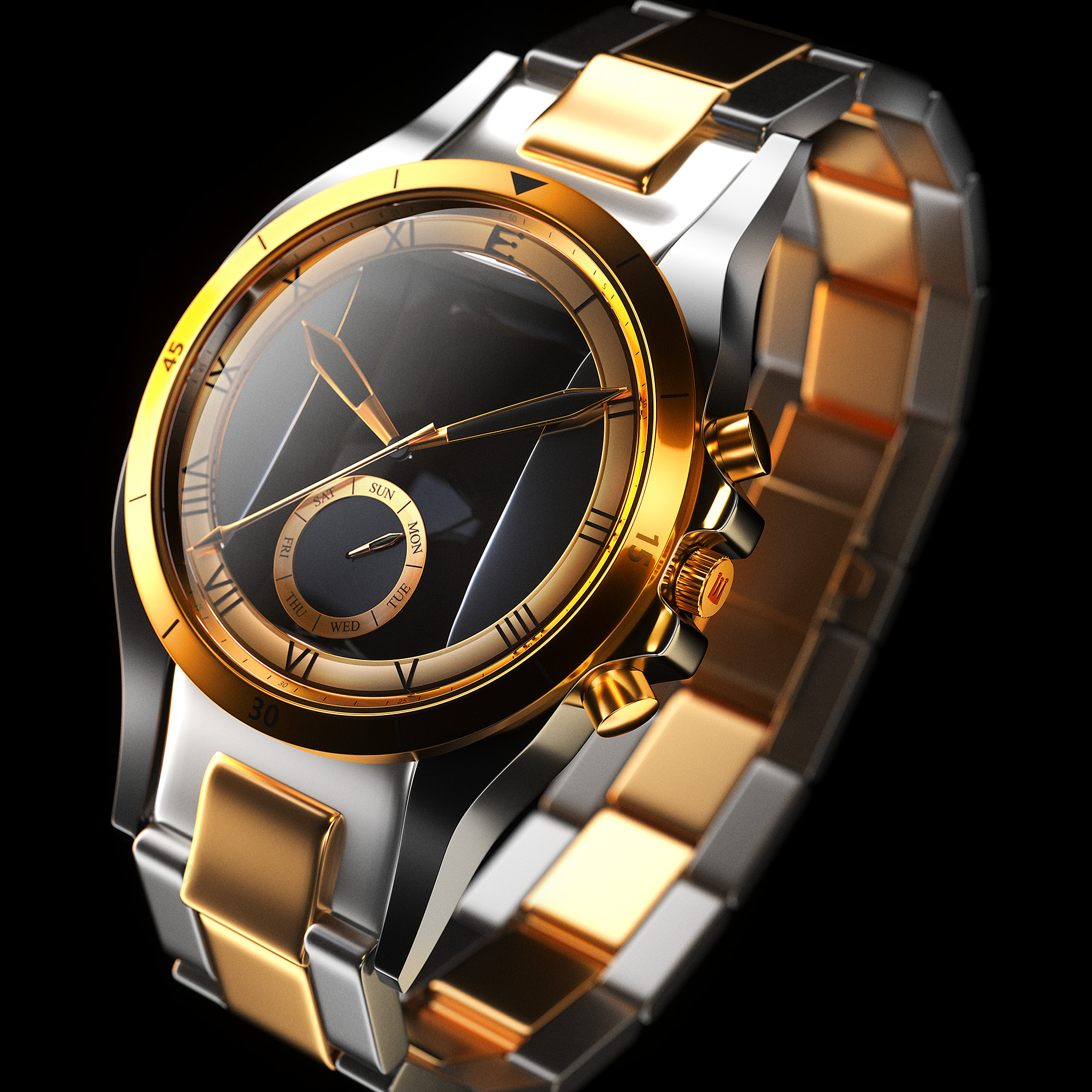 ArtStation - Gold Watch