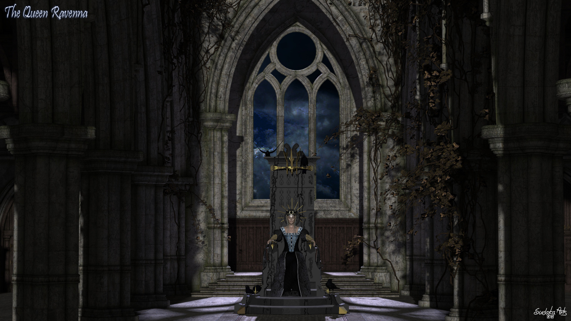 ArtStation - Queen Ravenna in the palace