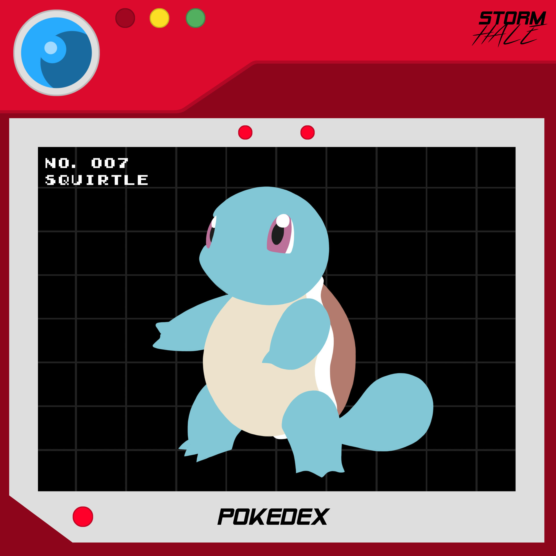Pokedex Charmander Squirtle