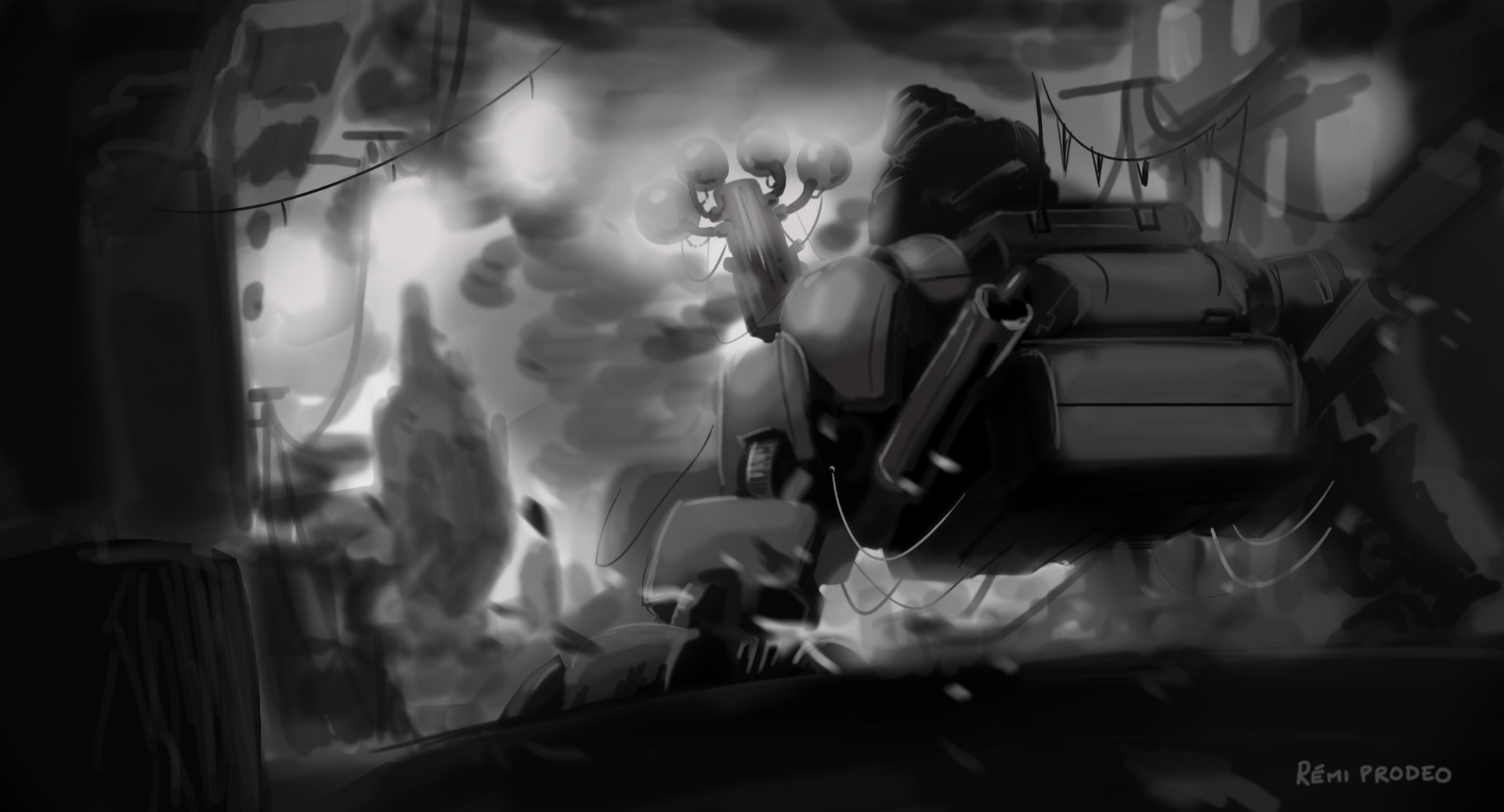 ArtStation - Black & White Concept Art