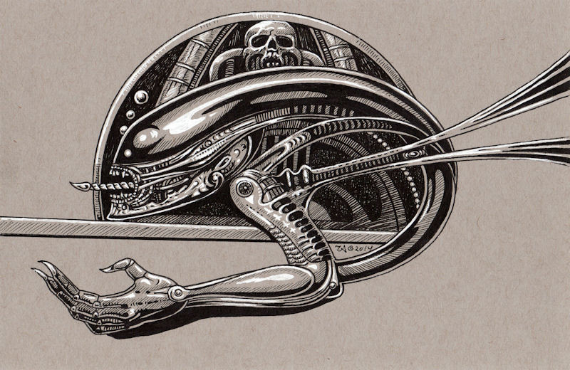 ArtStation - Giger Tribute