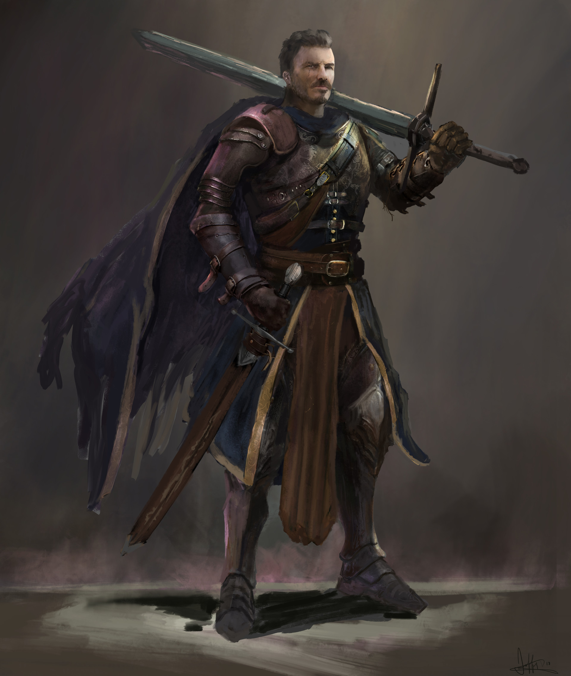 Artstation Male Assassin Guard