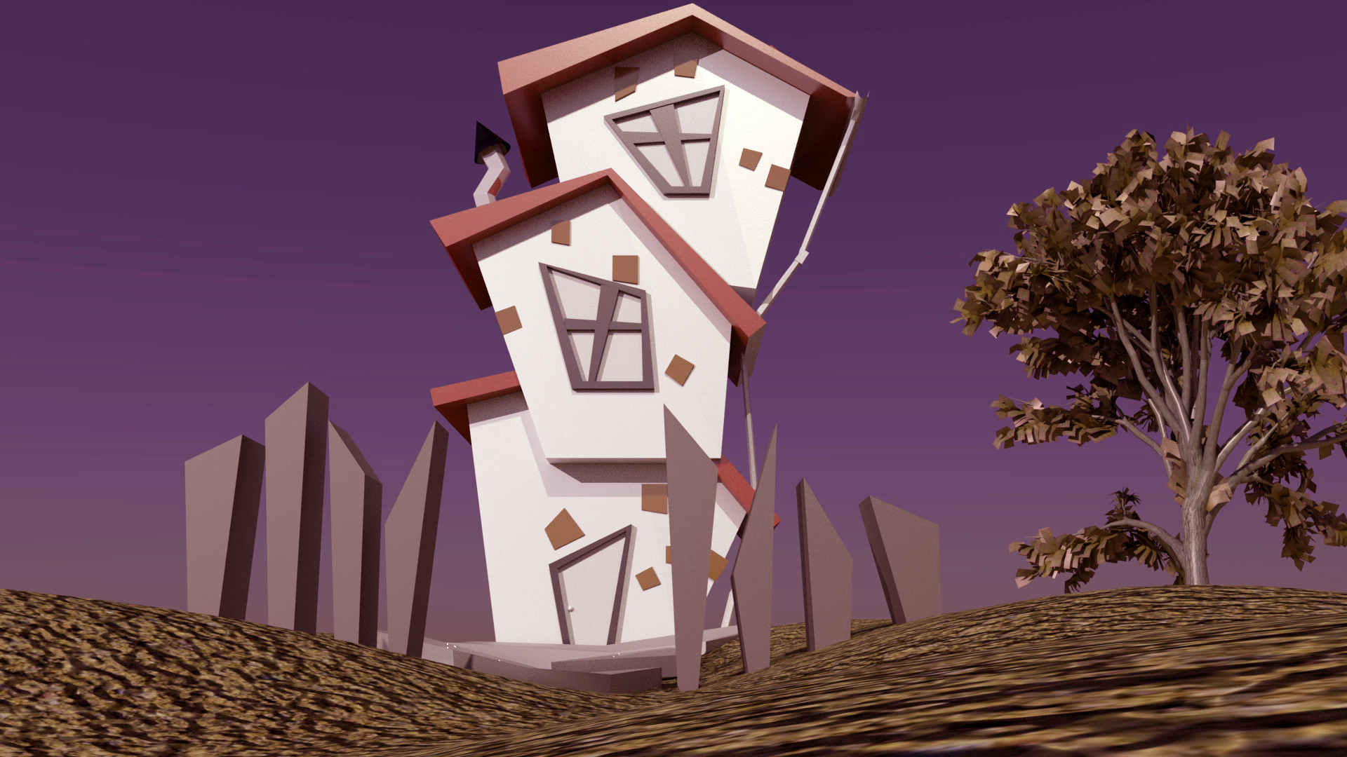 ArtStation - Cartoon House