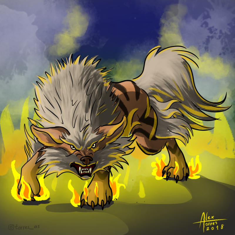 arcanine paws