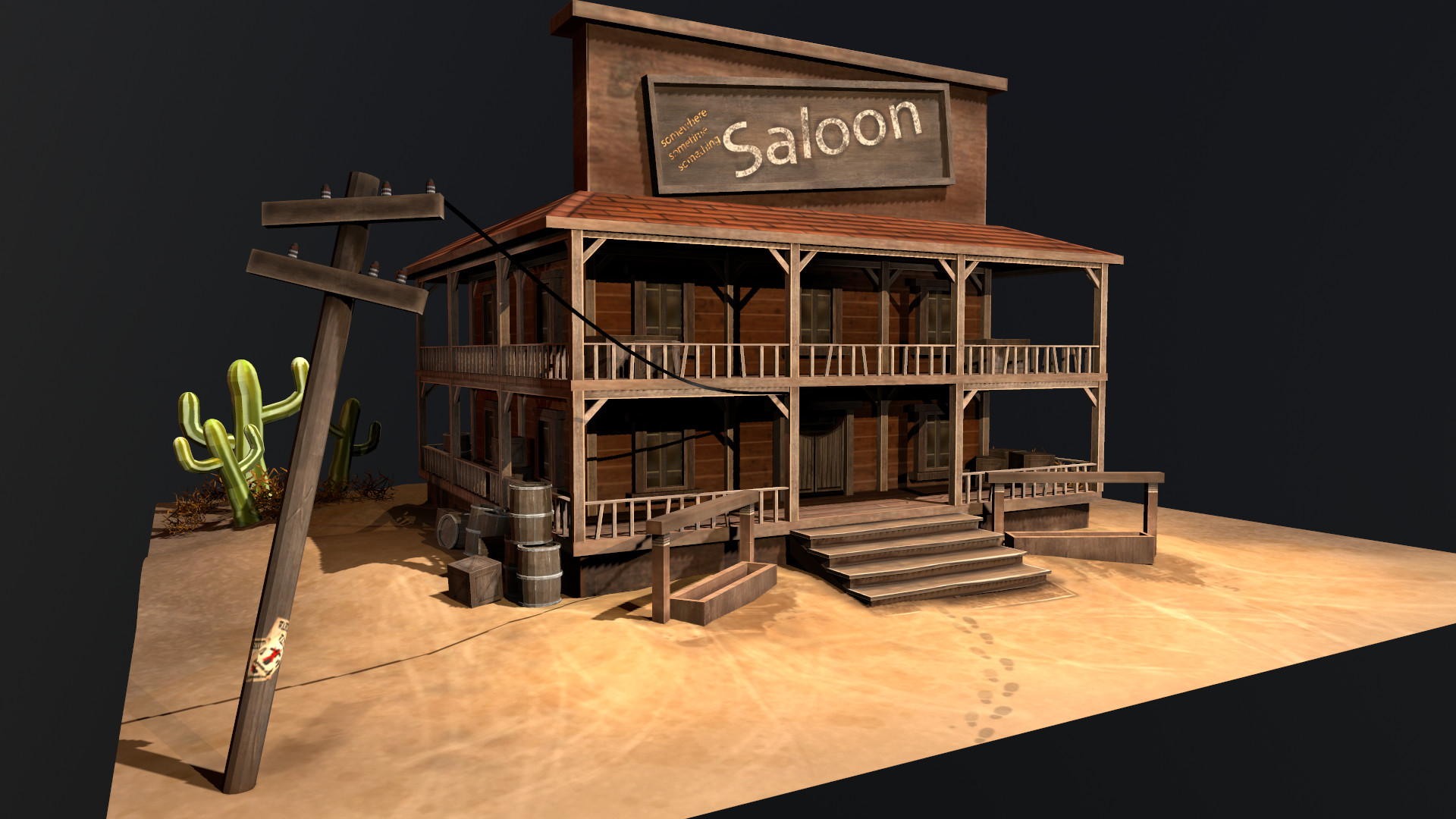 Miaosen Li - Saloon texture study