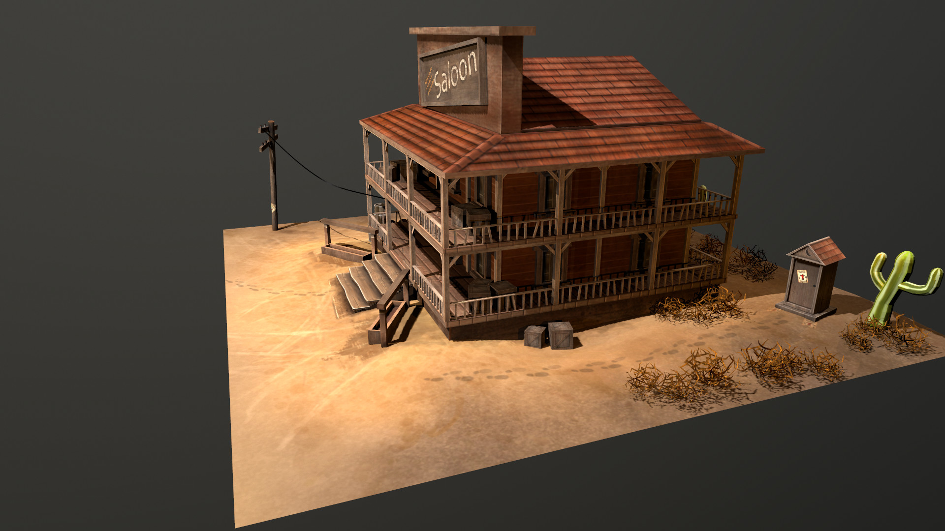Miaosen Li - Saloon texture study