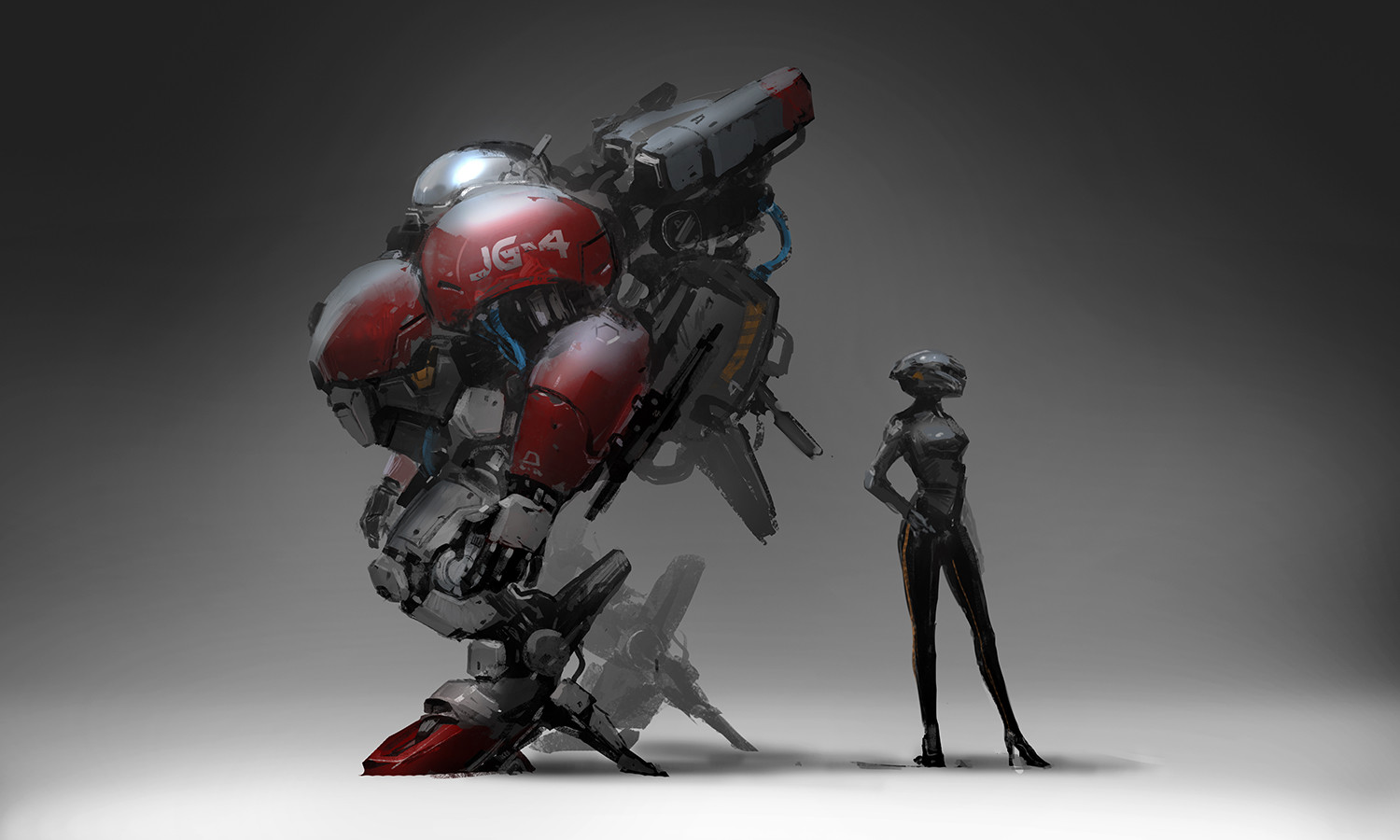 ArtStation - robot concept process