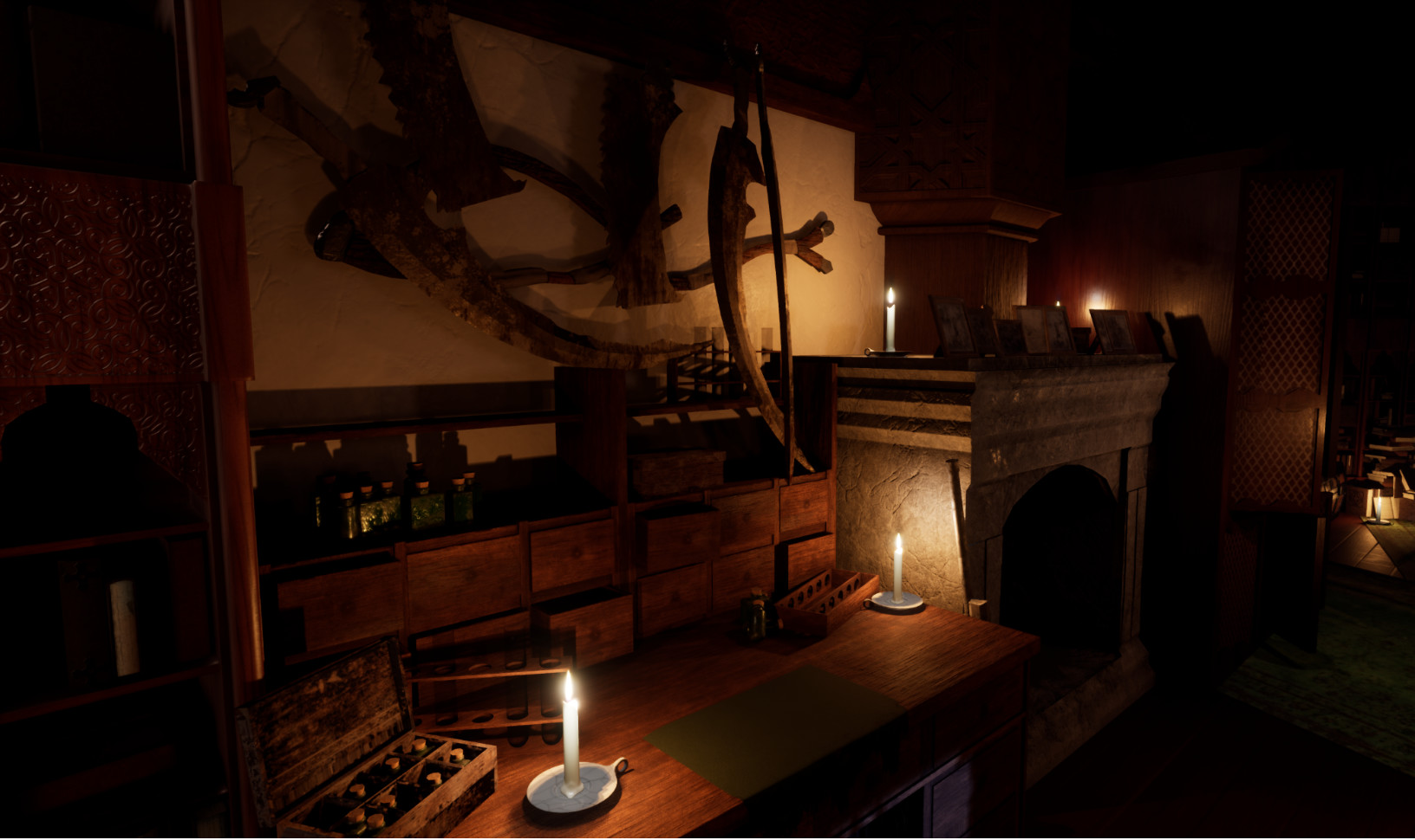 ArtStation - Recreation - Hunter's Workshop