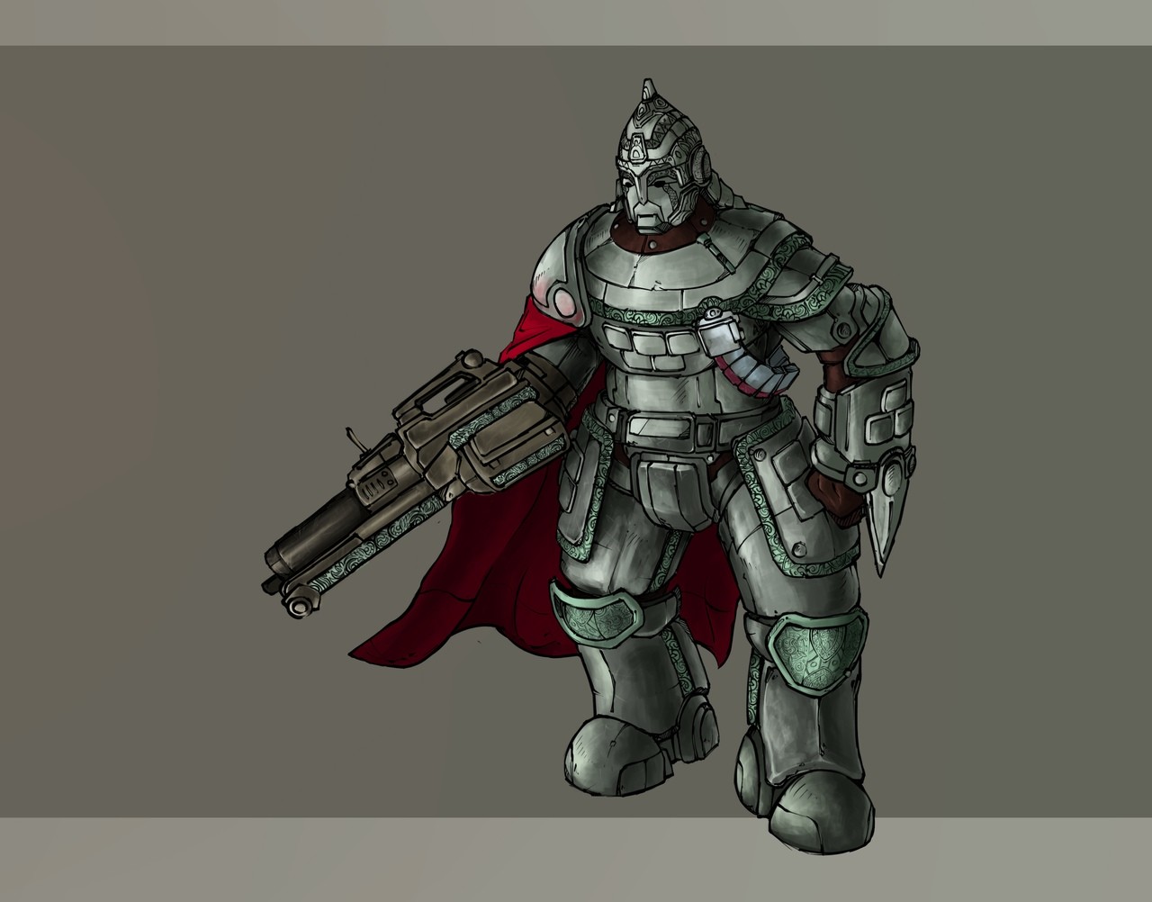 ArtStation - Robots\Mecha\Characters for "Ancient Mechanics" project