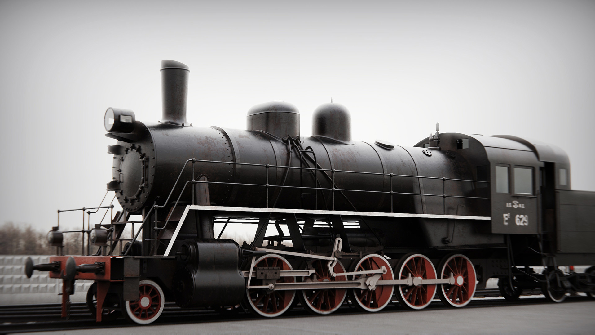 Andrey Mut - Russian Decapod Steam locomotive (class Ye). Паровоз серии ...