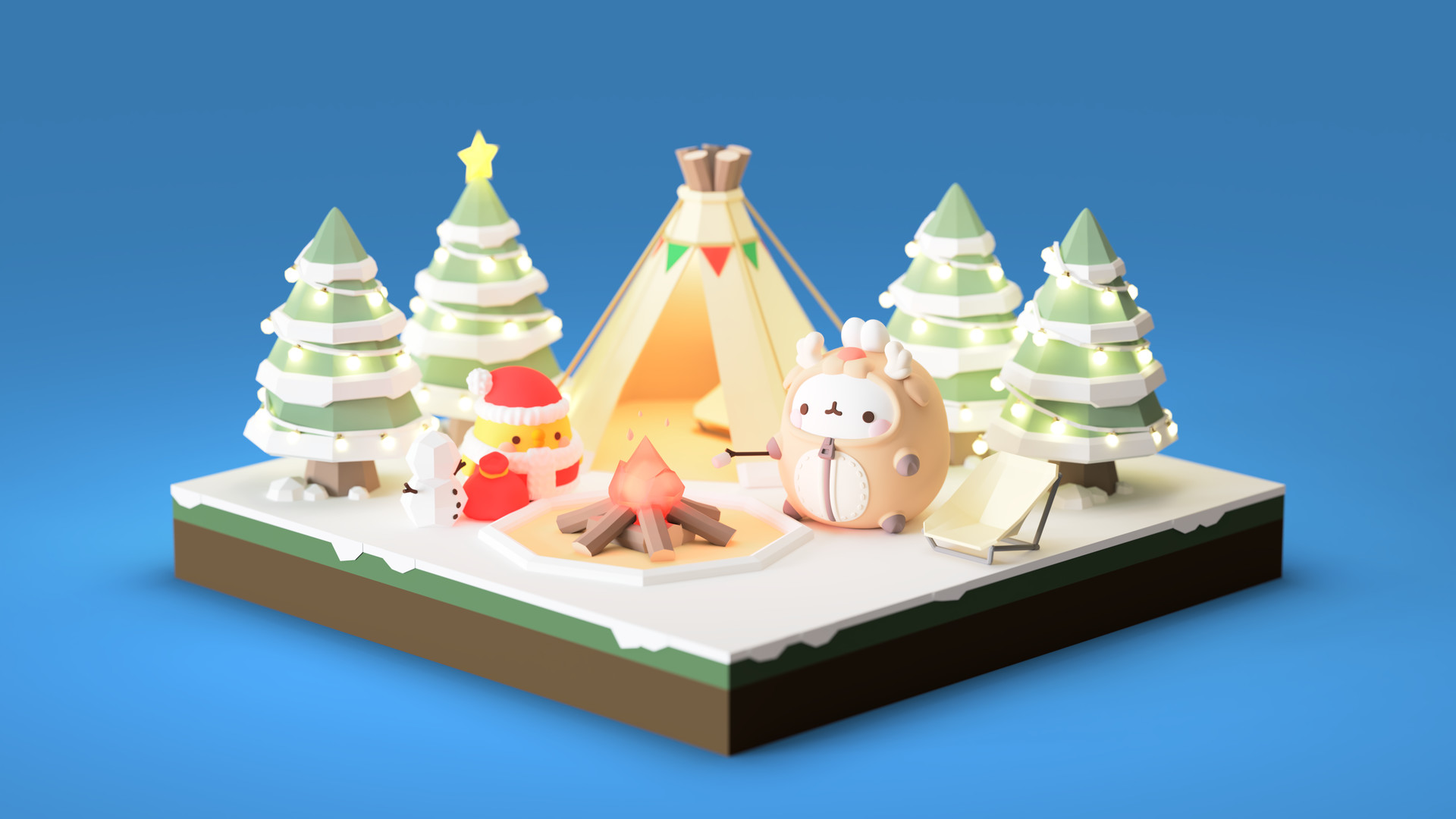 ArtStation - Molang Christmas