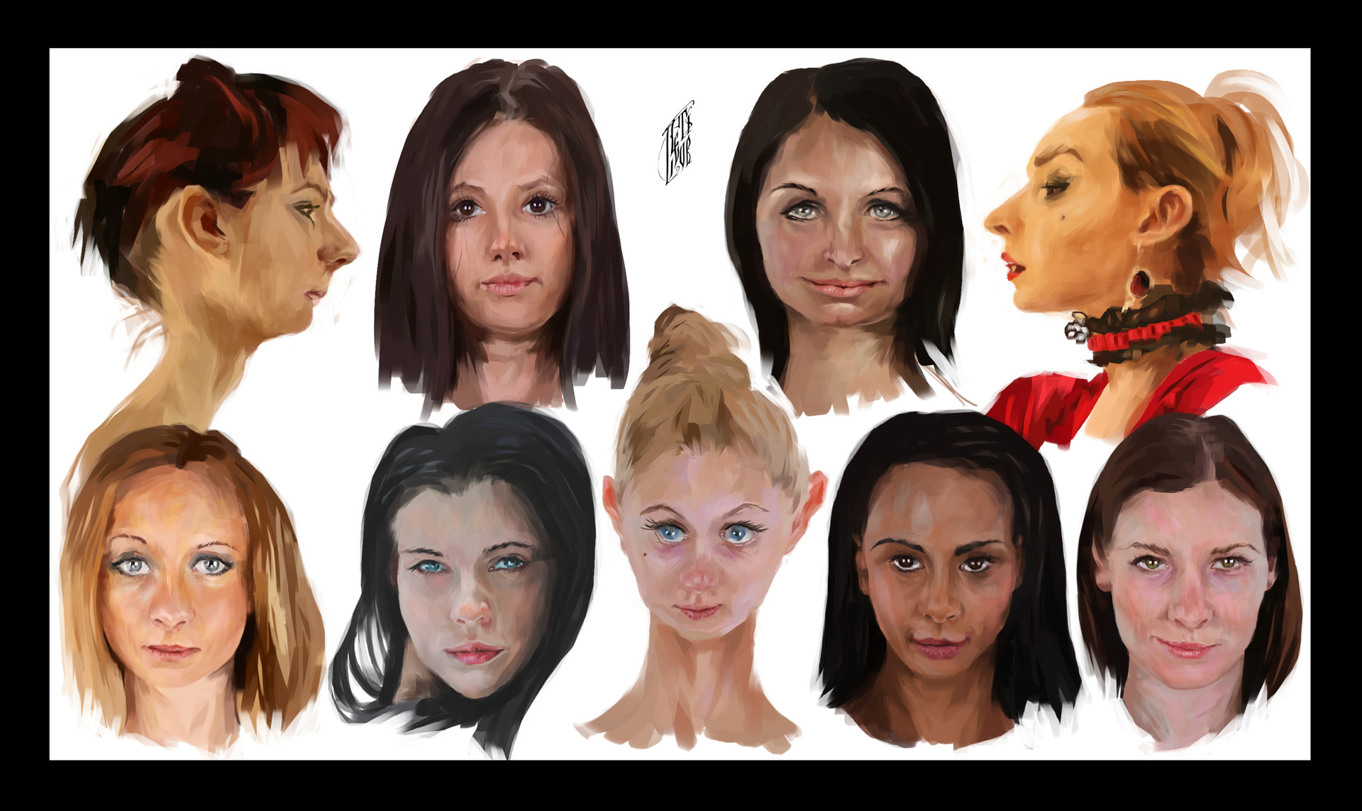 ArtStation - Sketch_Faces