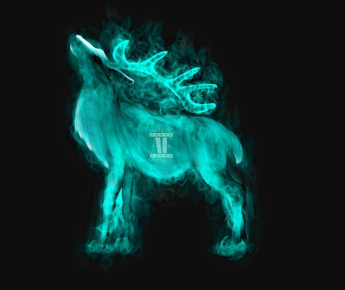 ArtStation - Fire deer