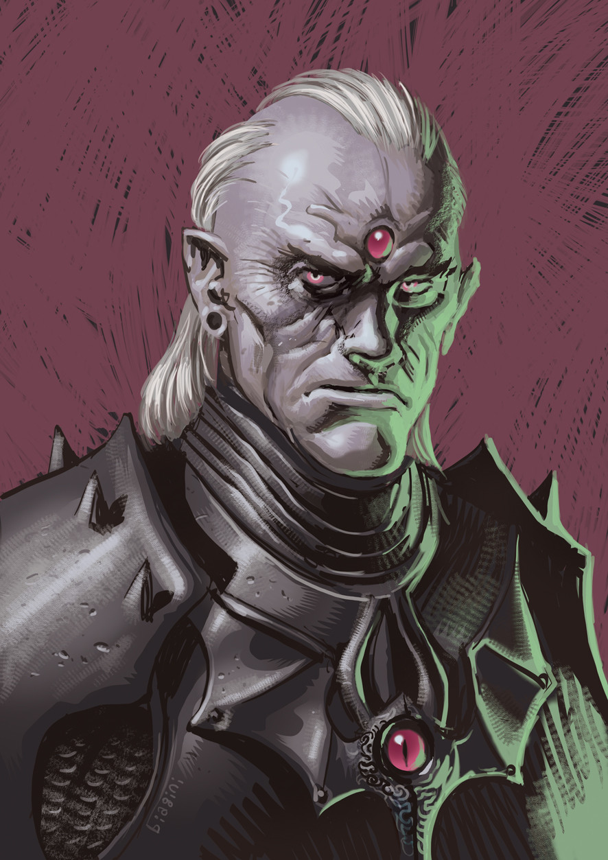 ArtStation - Drow sketch