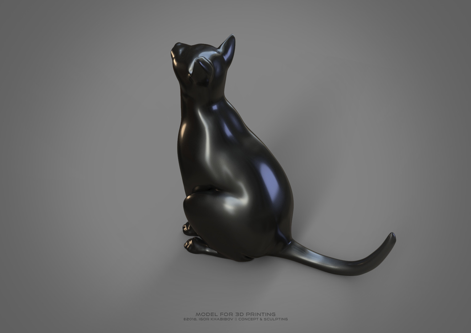 Igor Khabibov - The Cat (3DP)