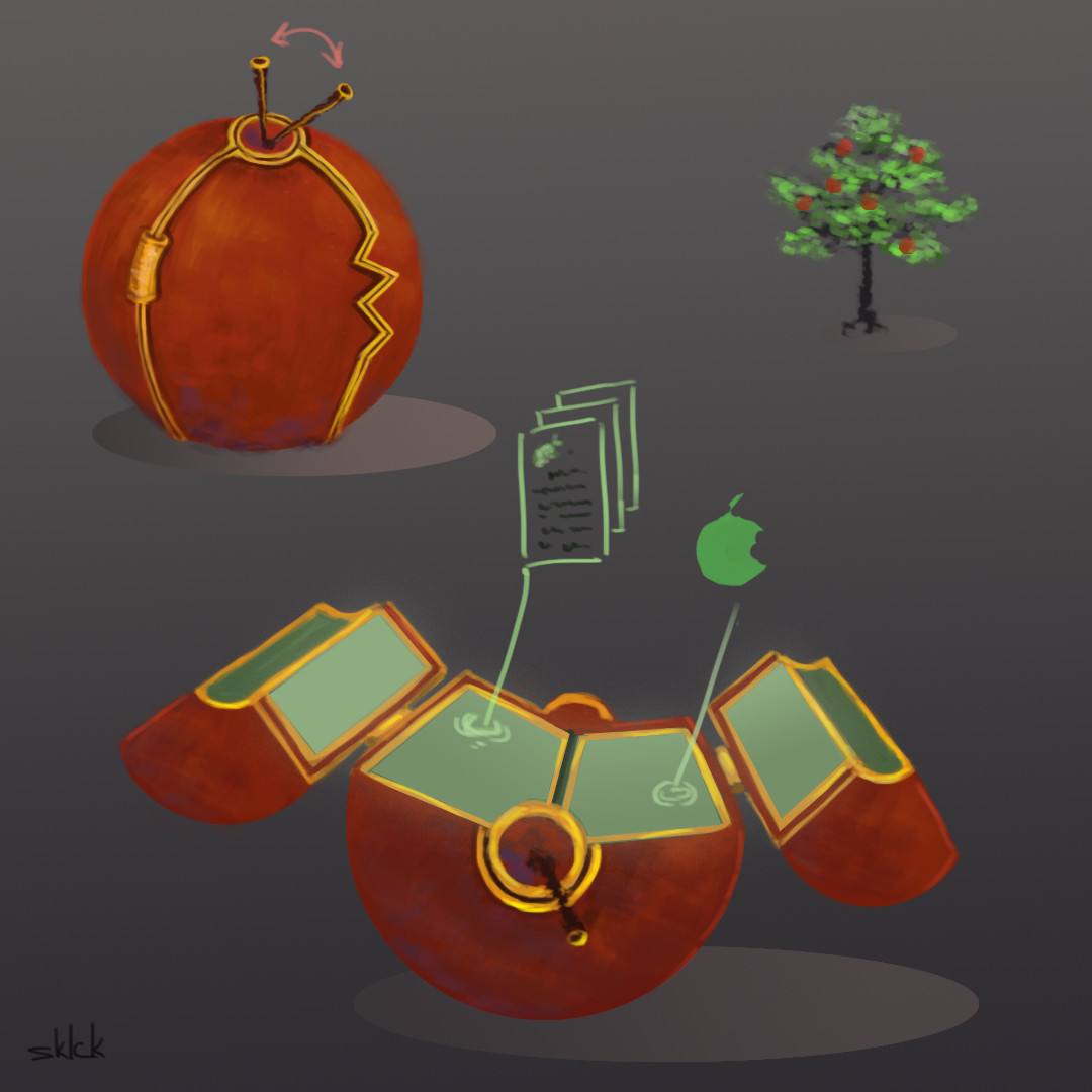 ArtStation - apple of knowledge