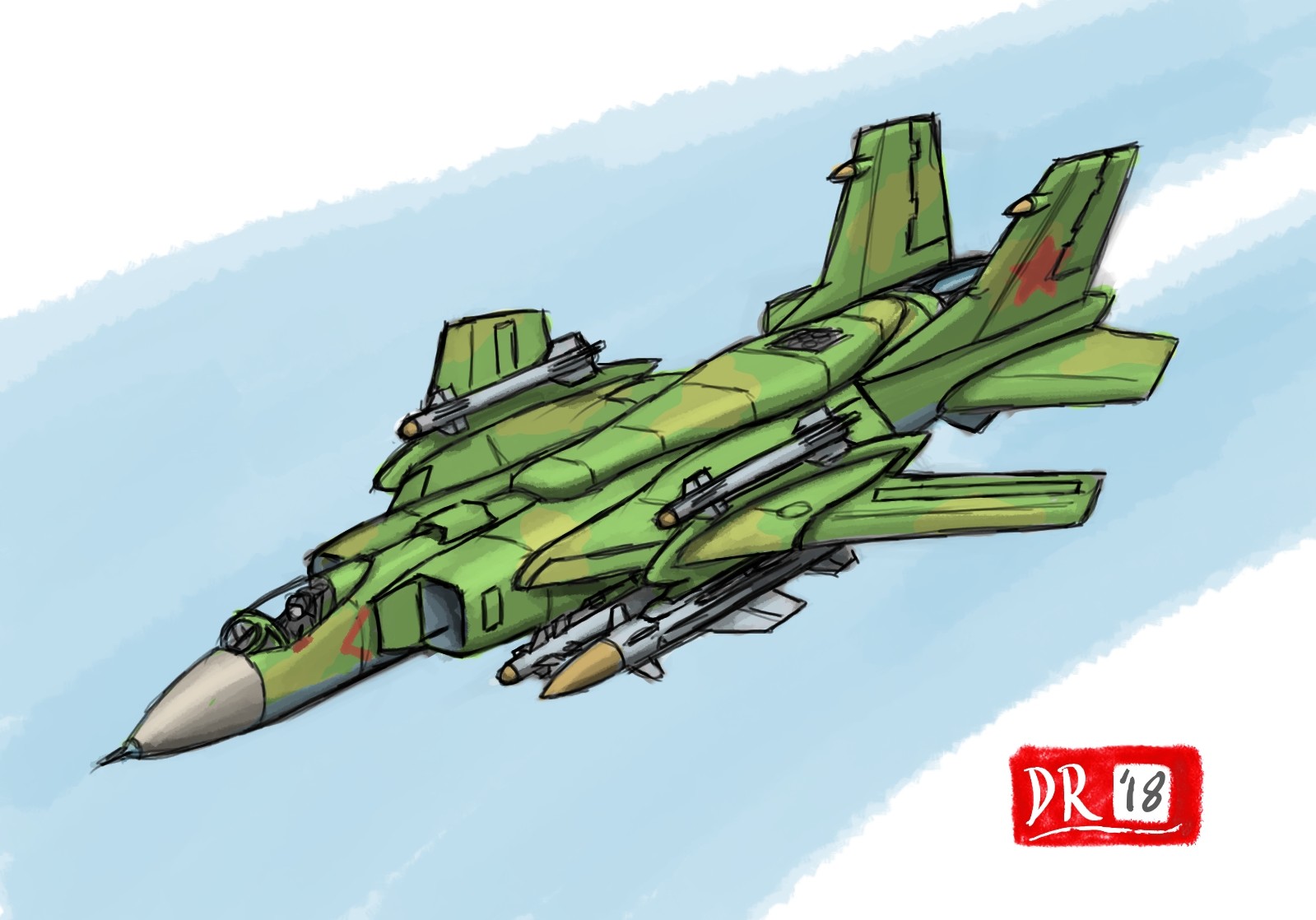 Daniel Rolph - 60's Fighter jet concept