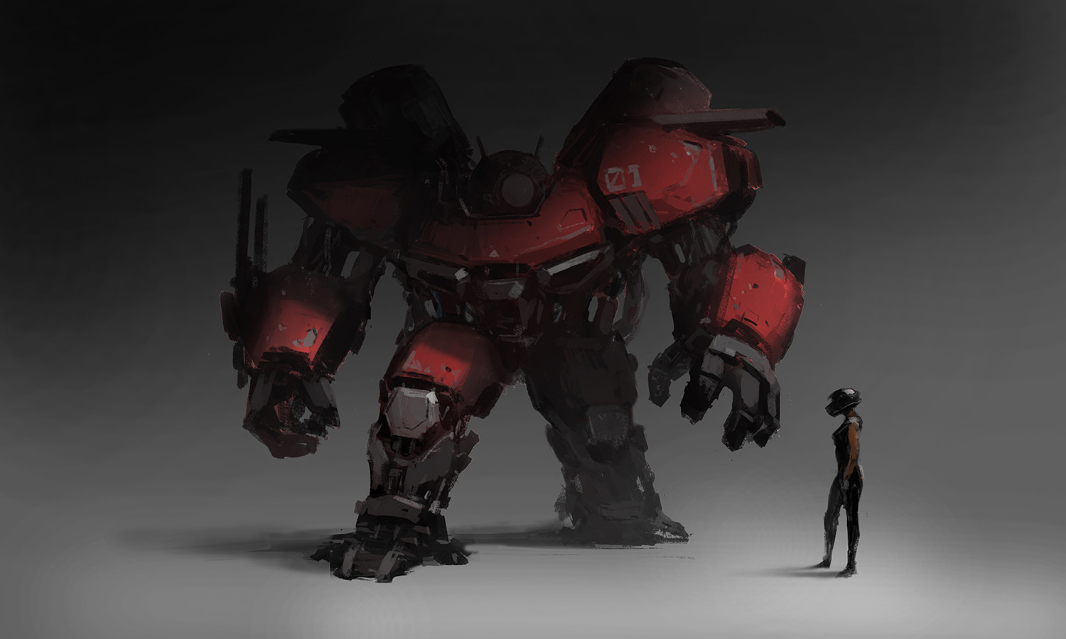 Artstation Robot Concept Process 2