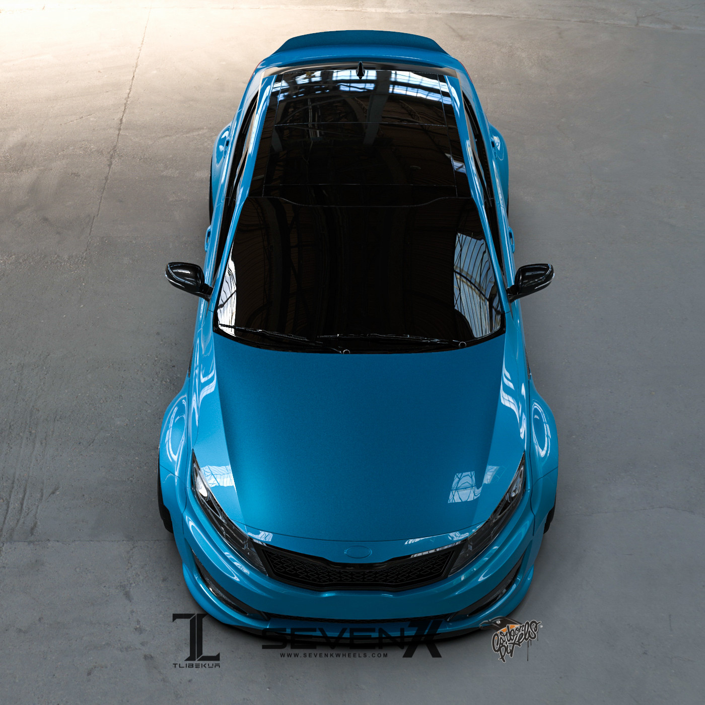 Kasim Tlibekua - Kia Optima Widebody kit