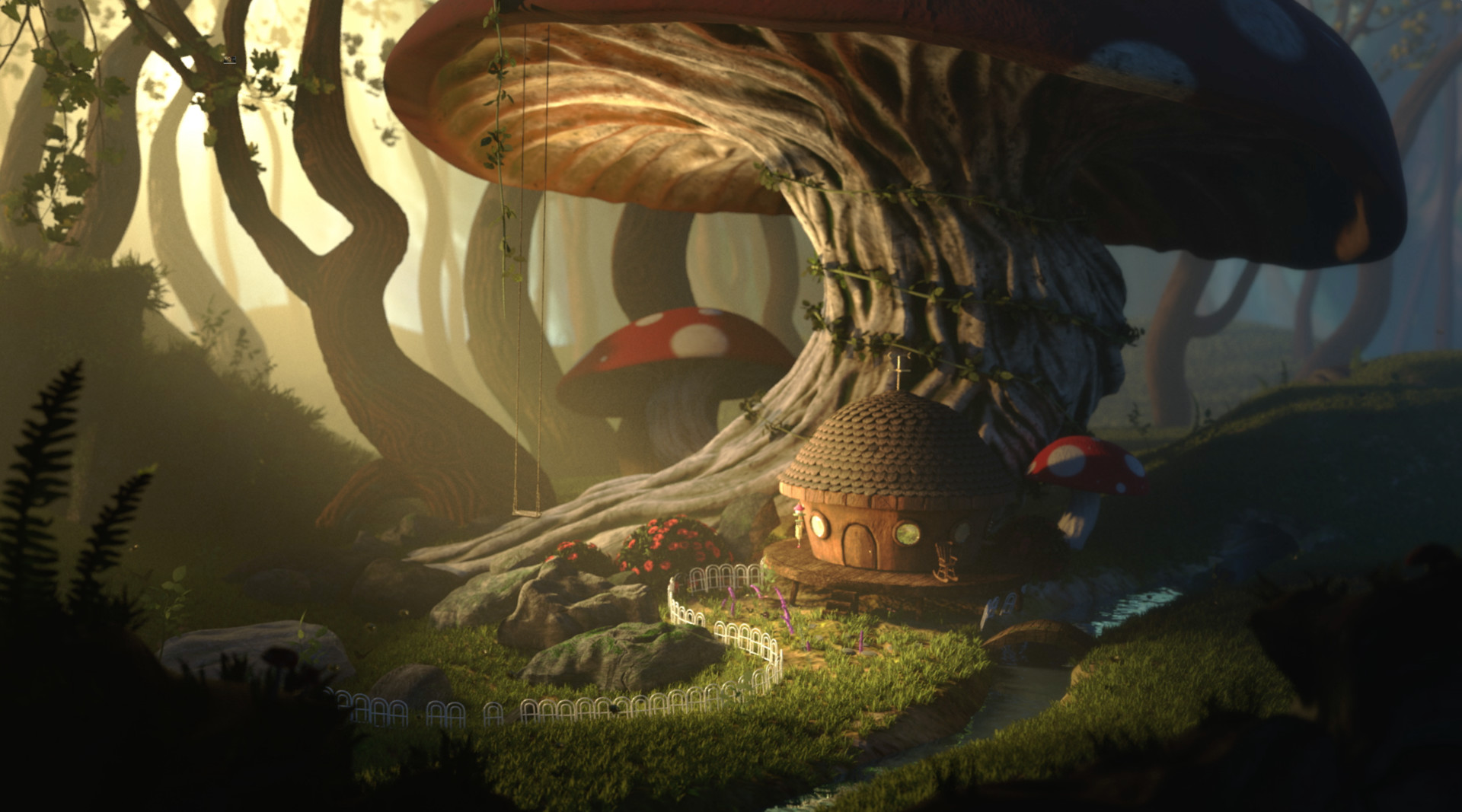 ArtStation - CG Fairy House