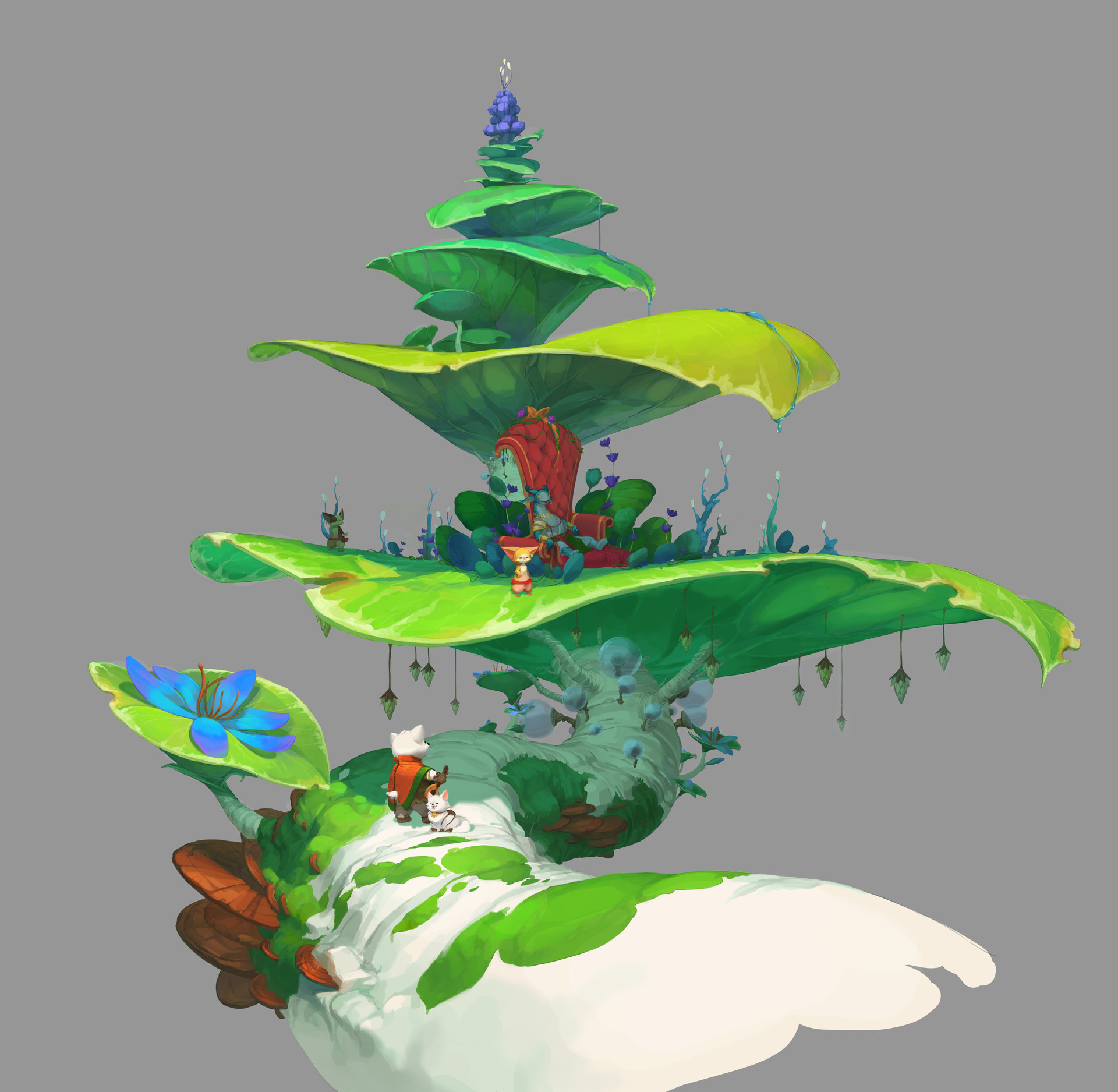 ArtStation - Plant Throne