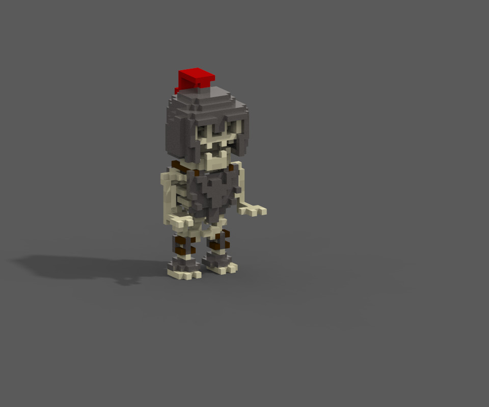 Alex Garton - Voxel Skeleton Character