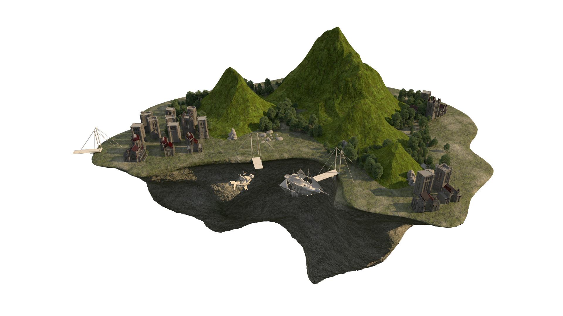 ArtStation - Island of the Astral sea