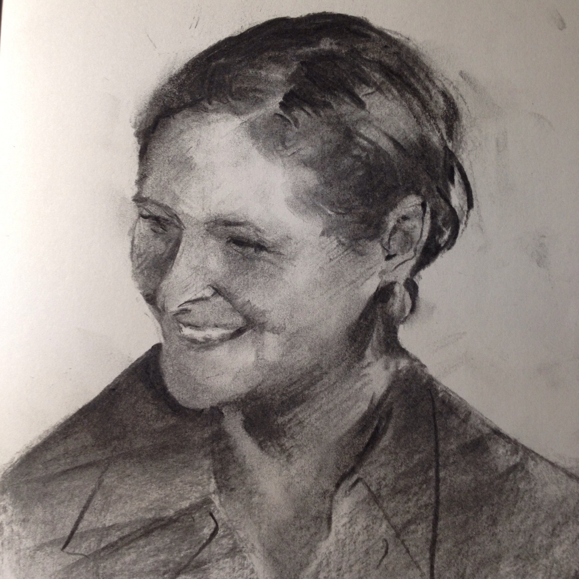 Panka Mattesz - charcoal study