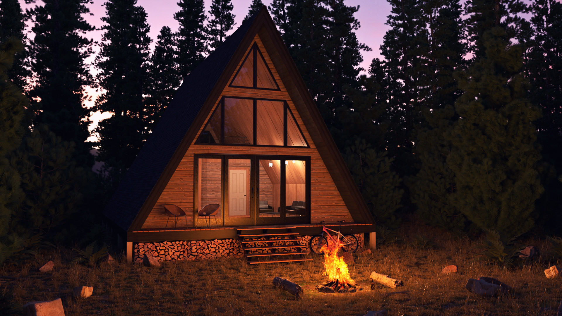 Minh Tran - Forest Cabin