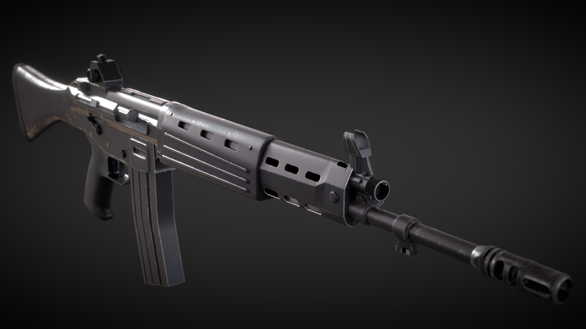 ArtStation - Howa Type 89 Assault Rifle