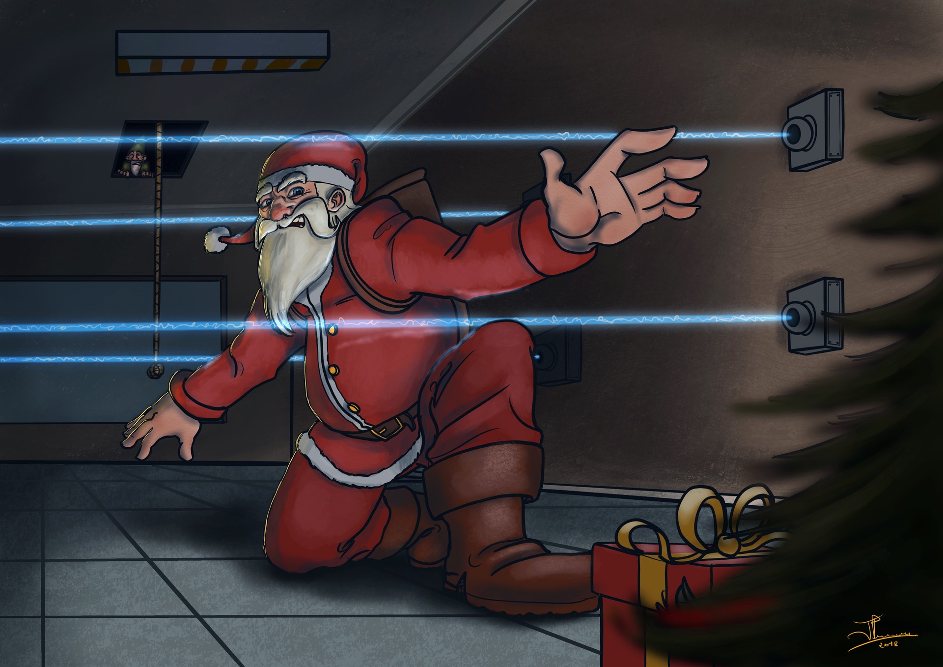 ArtStation - Stealth Santa