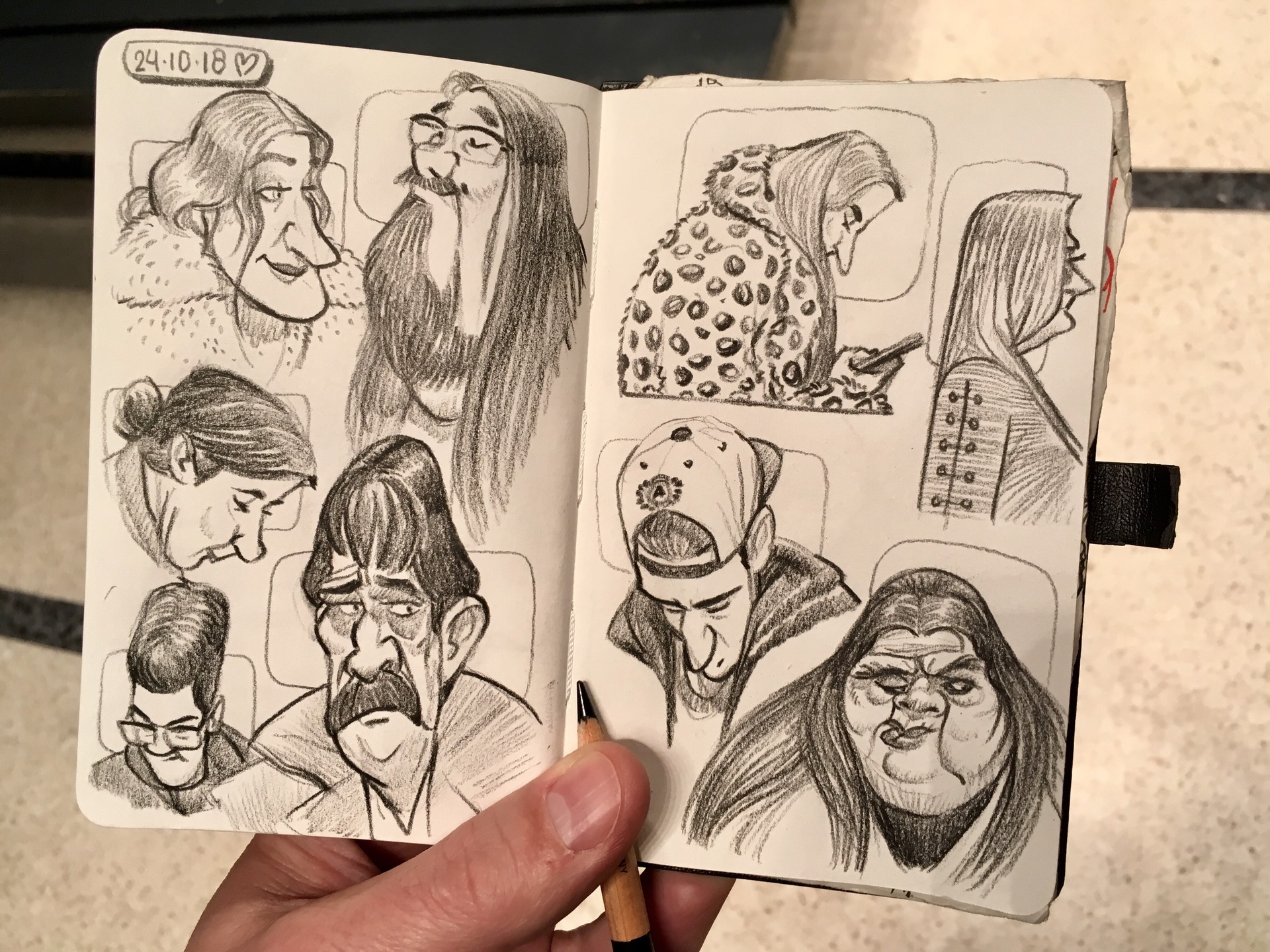 ArtStation - Faces (drawing from life)