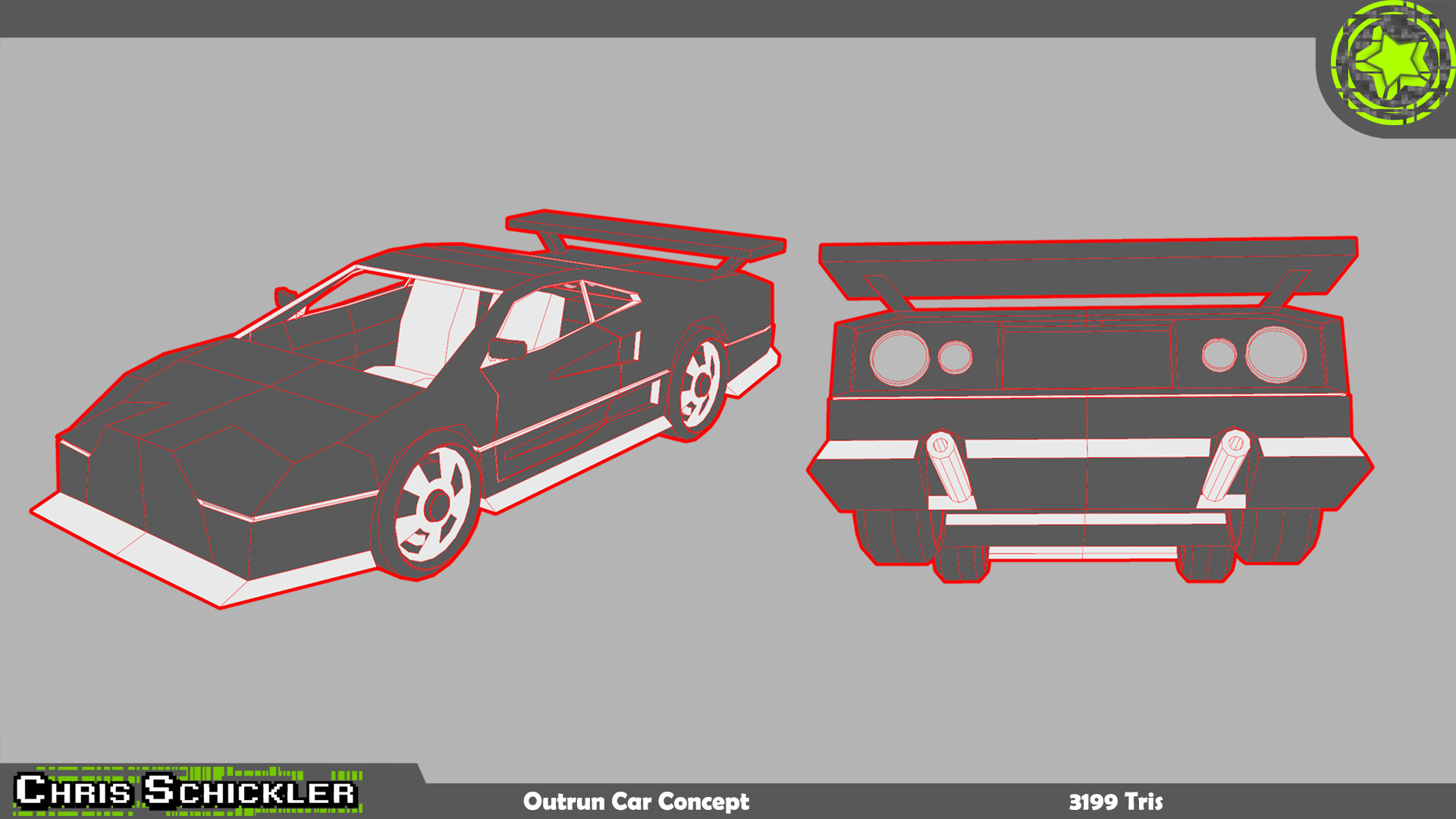 Christopher Schickler - Outrun Car Concept