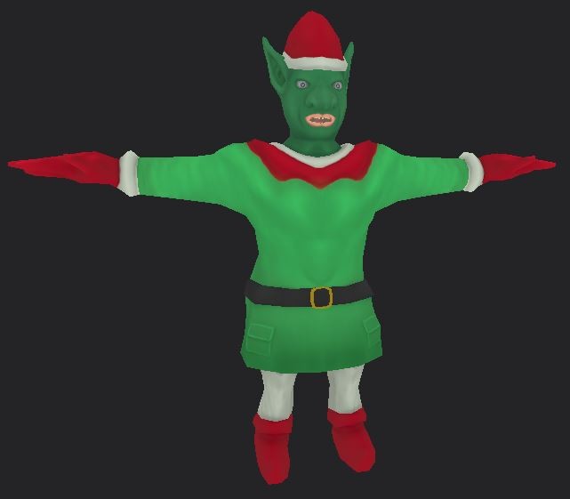 ArtStation - Santa's Green Helper WIP